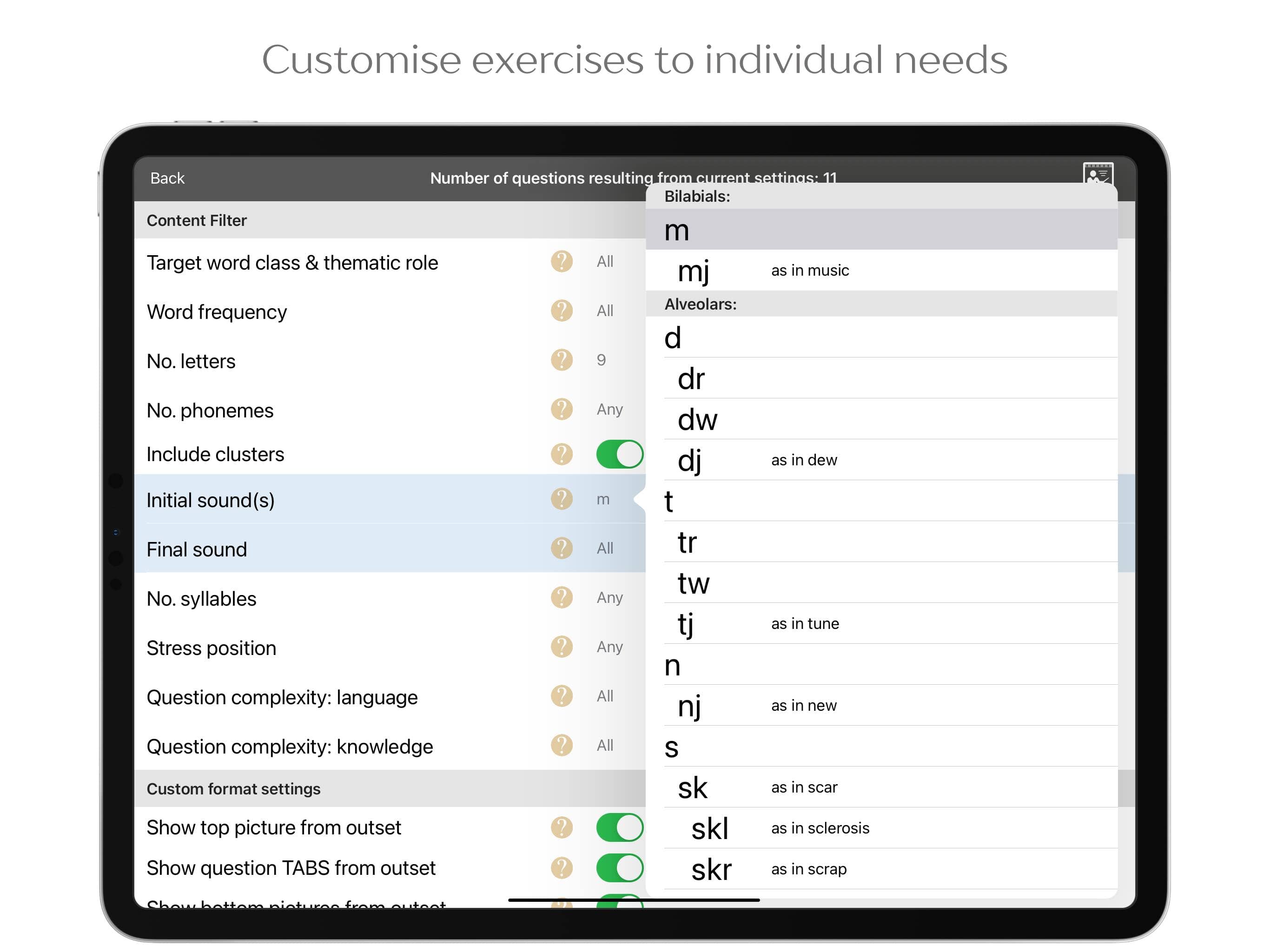cuespeak – speech and language therapy workstation