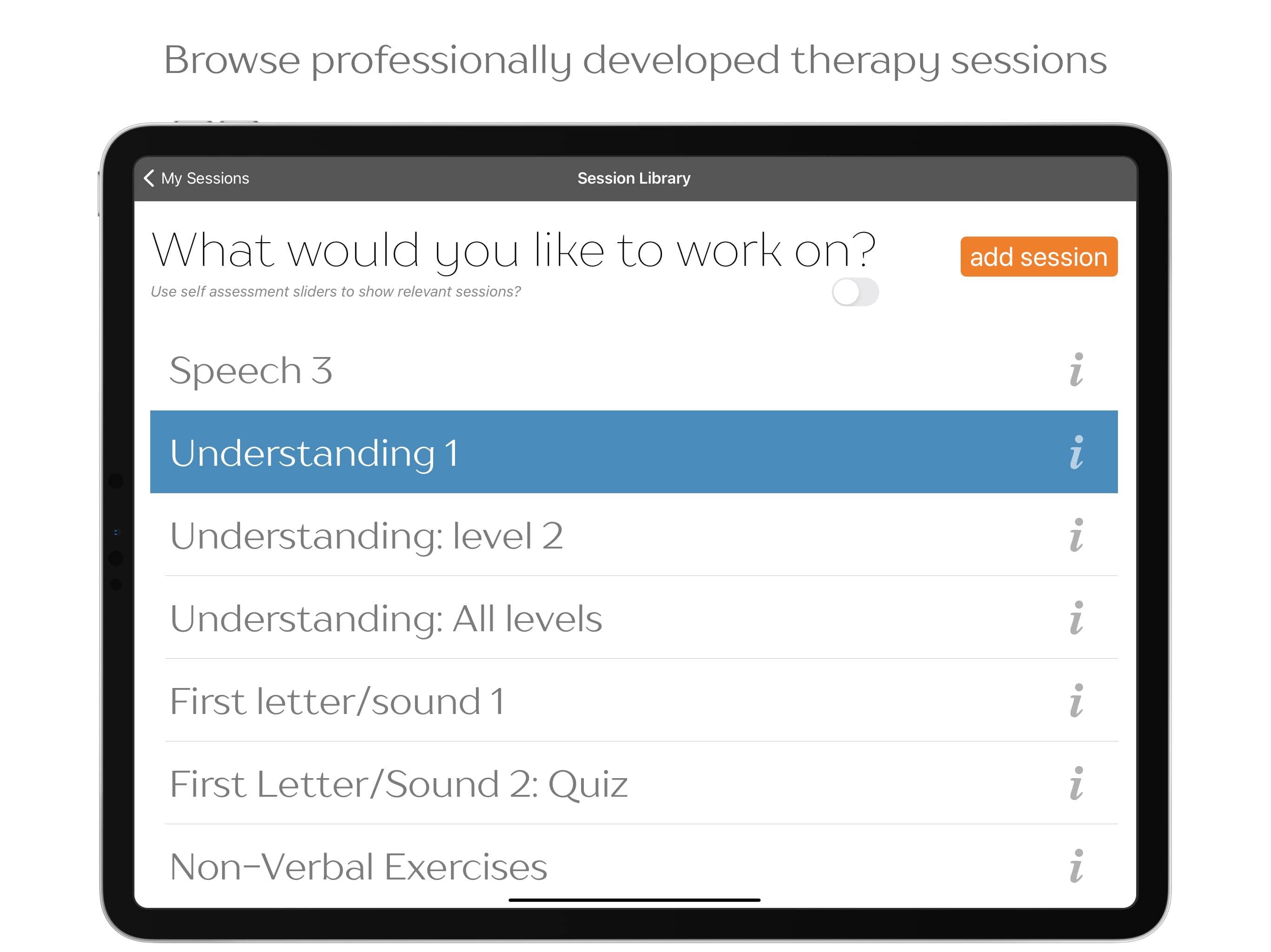 cuespeak – speech and language therapy workstation