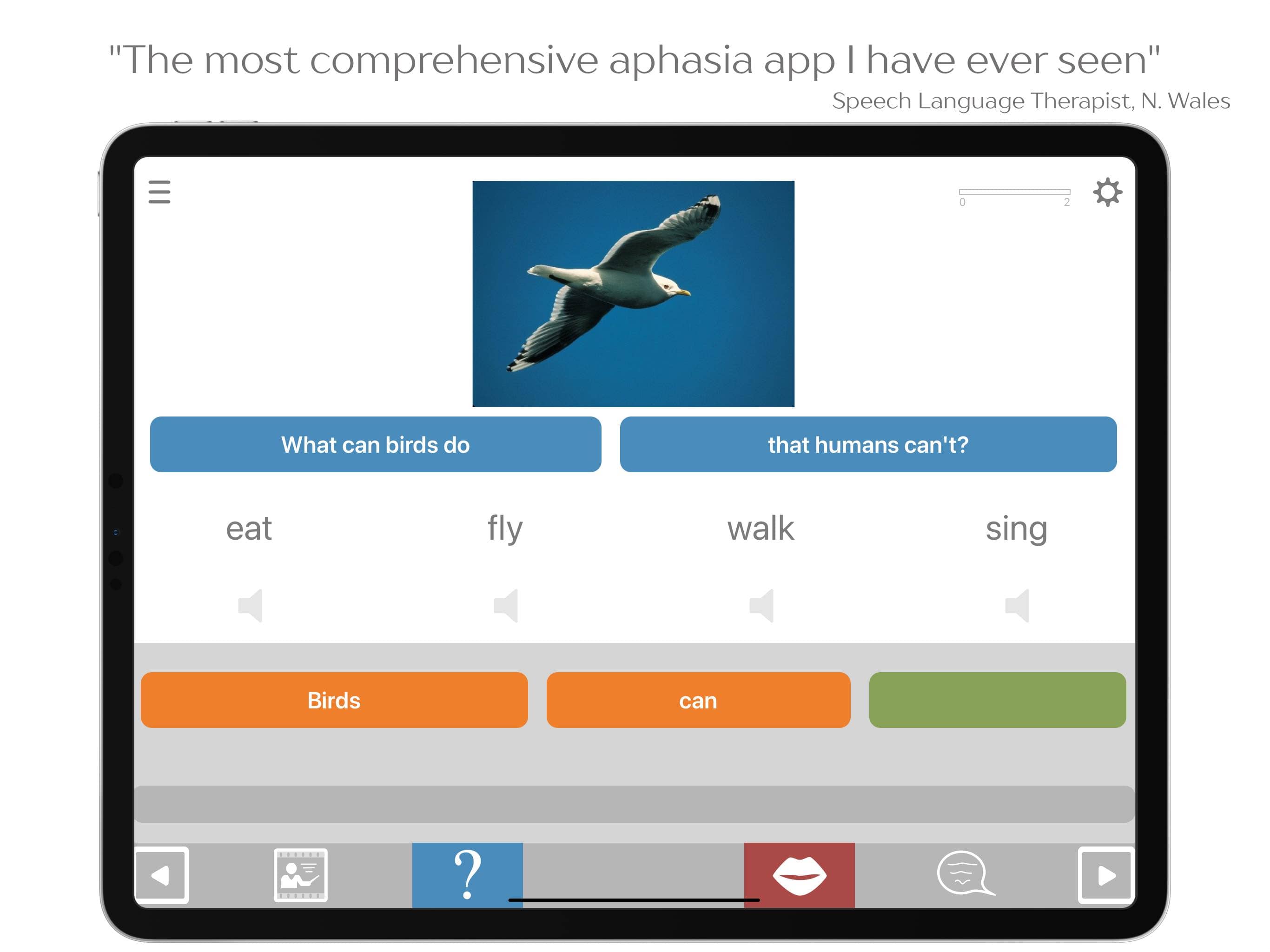 cuespeak – speech and language therapy workstation