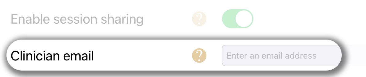 Enabling session sharing - Cuespeak