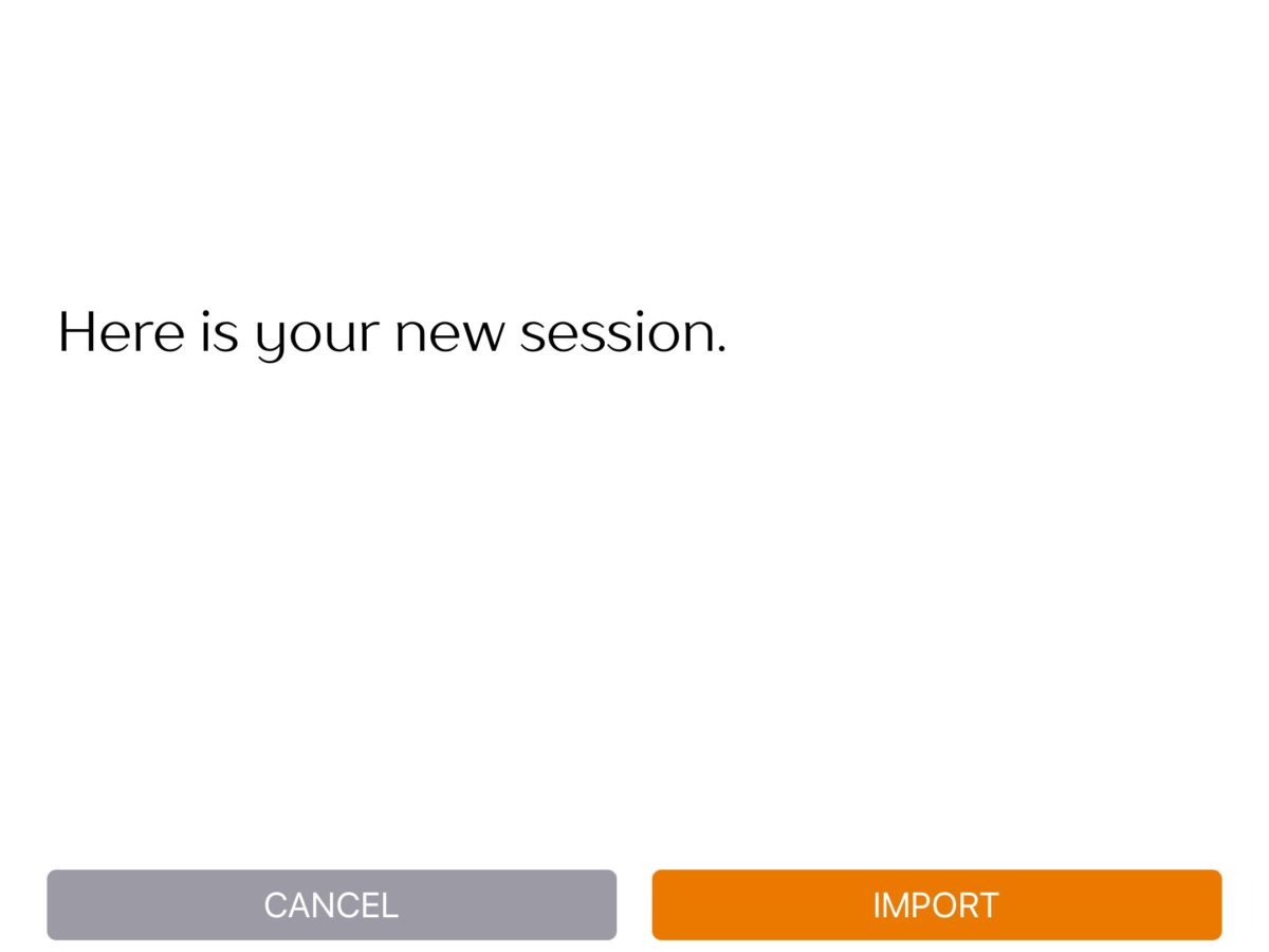Sharing your session - Cuespeak