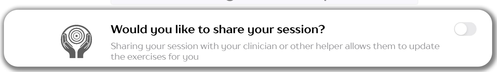 Enabling session sharing - Cuespeak